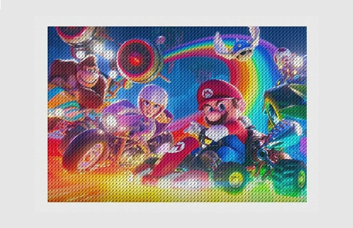 Super Mario Diamond Painting Kits – Diamondpaintingshops